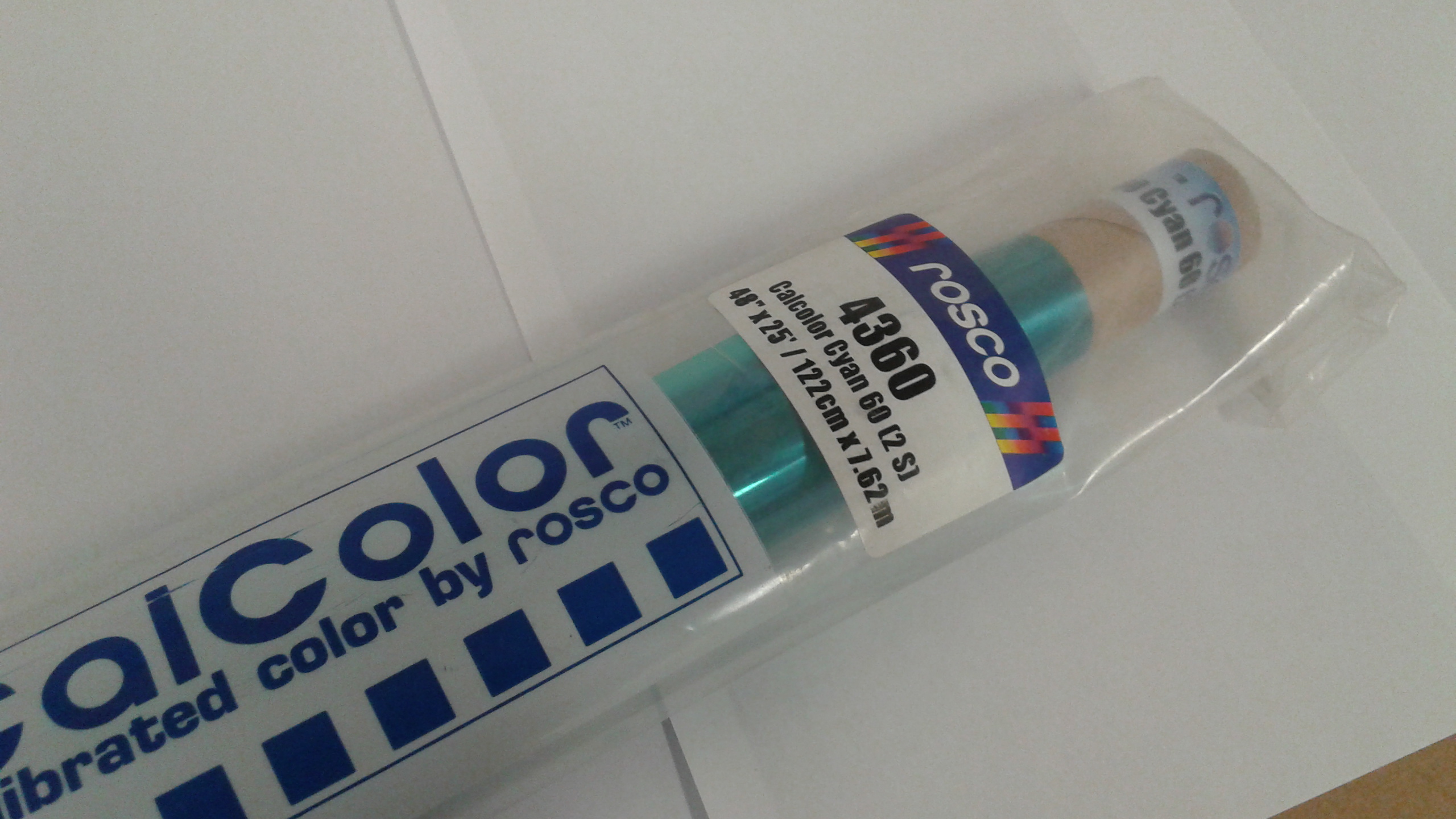 CalColor ROSCO # 4360 CYAN 60 - 7,60m x 1,20m