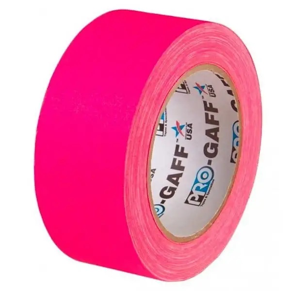 Gaffer Tape Fluorescent Pink 48mm x 25m - Pro Gaff
